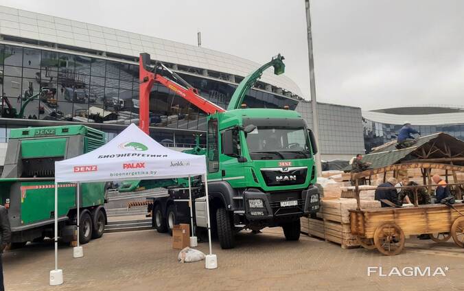Дробилка древесины MAN TGS c установкой JENZ — Купить в Борисове на Flagma.by #5580703